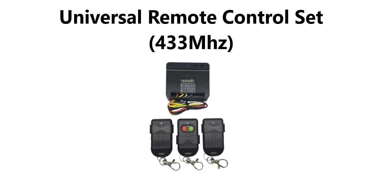 Universal DIP Switch Autogate Alarm Door Access Remote Control Set ...