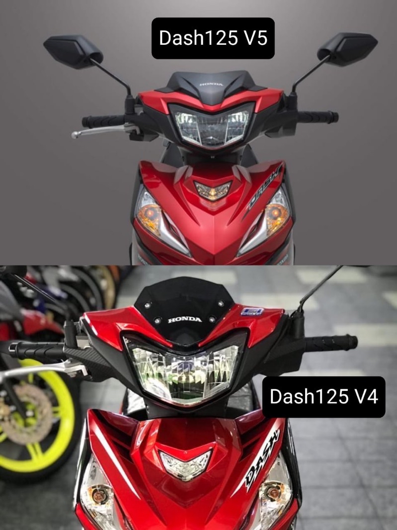(DASH 125 V1 (V4) (KOSONG) Cover Body COVERSET cover set (HLD) HONDA ...