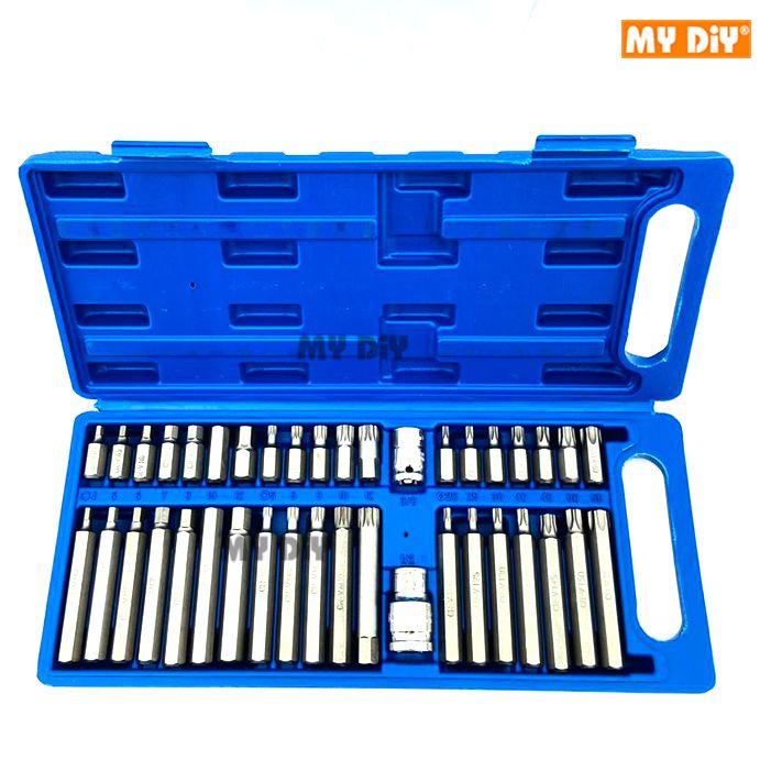 MYDIYHOMEDEPOT - 40Pcs Star Key Wrench Set Crv Hex Torx Star Spline ...
