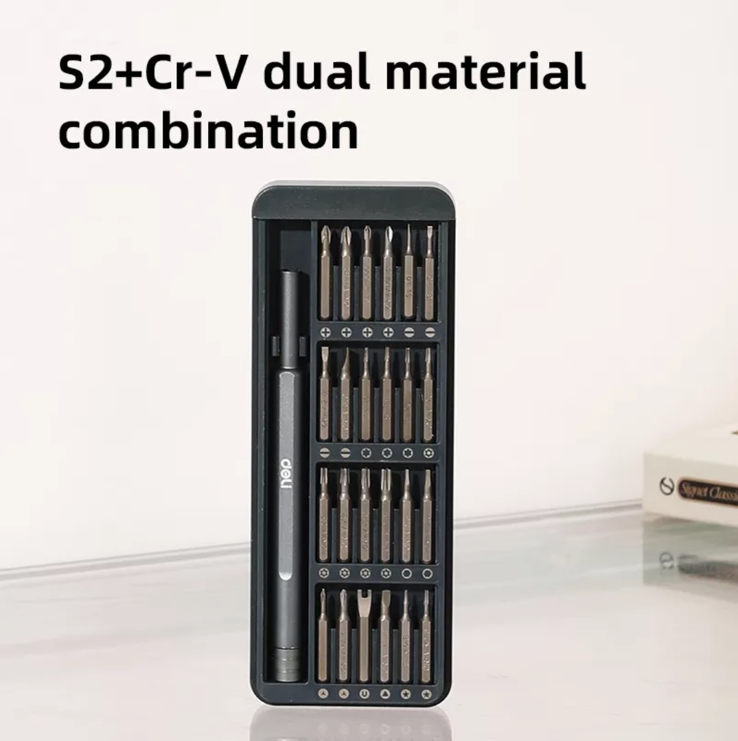 DELI 25pcs Household Precision Screwdriver Set DL241025 Changeable Head ...