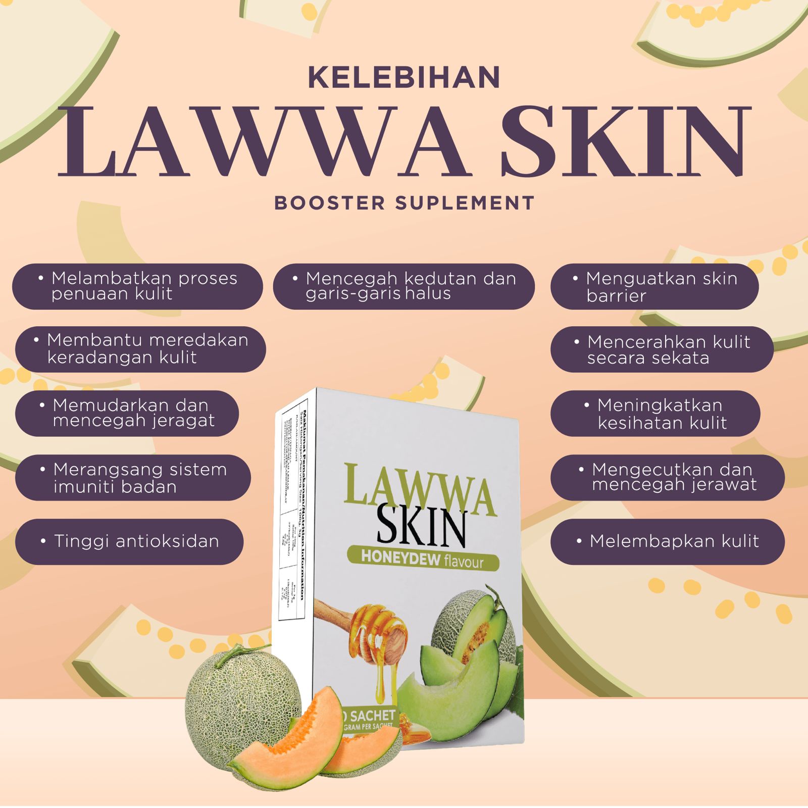 LAWWA SKIN Brightening Booster Supplement (Last Stock) | Shopee Malaysia