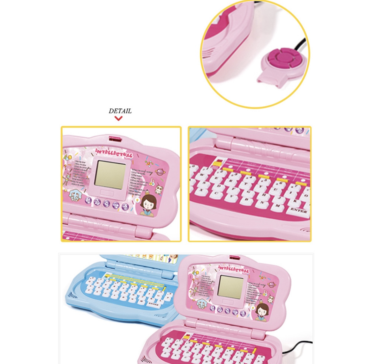 Educational Computer Beginner Early Learning Battery Operated 20 ...