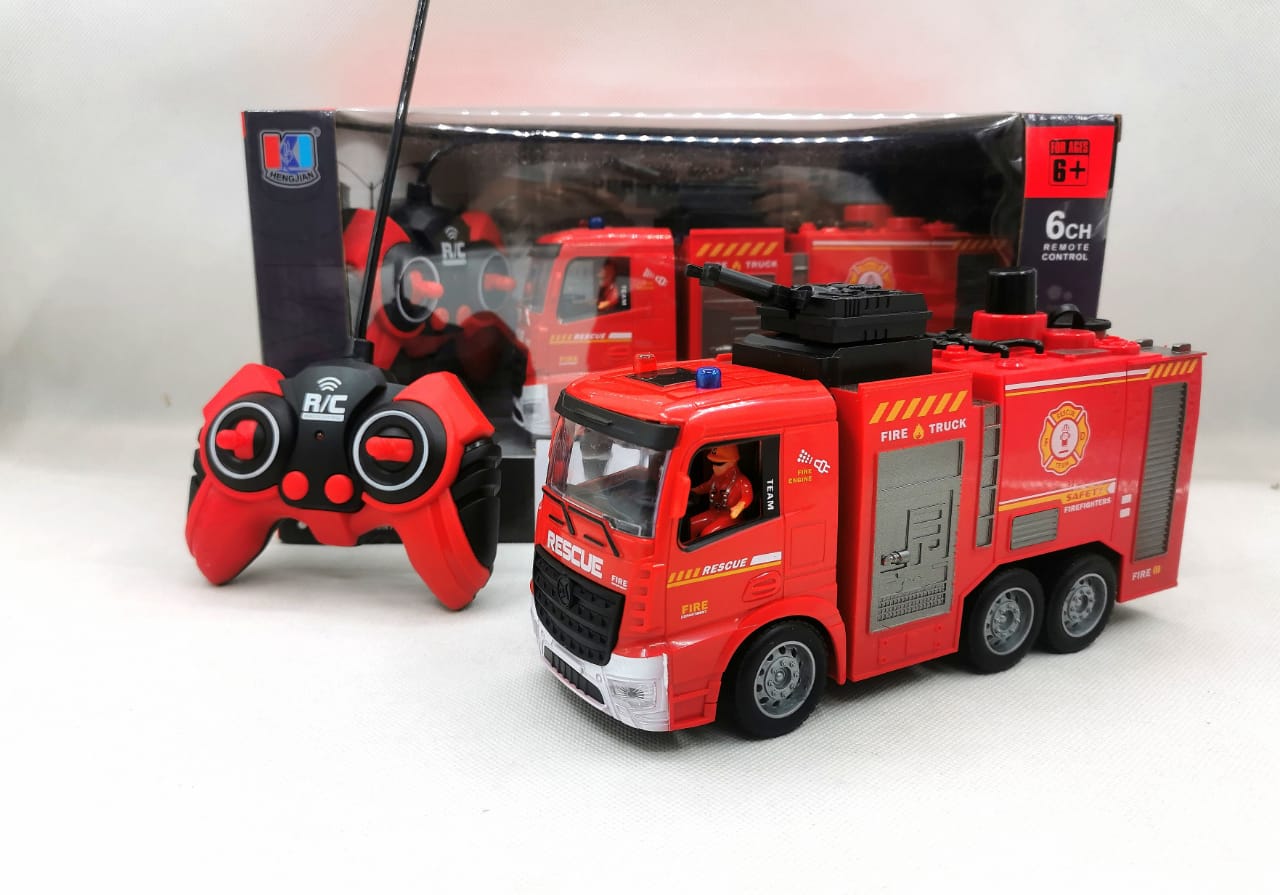1:20 SCALE Water Spray Remote Control Fire Truck Model Car Toy | Shopee ...