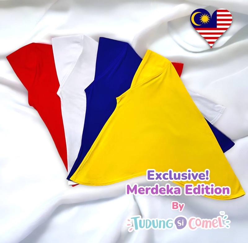 Fast Shipping TSC Edisi Merdeka Awning Scuba TudungSiComel Ori Merdeka ...