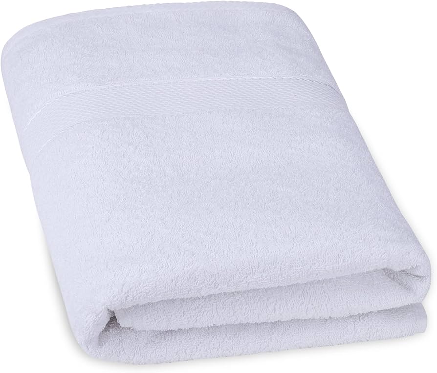 White Hotel Bath Towel Good Quality Hotel Cotton WHITE BATH TOWEL ...
