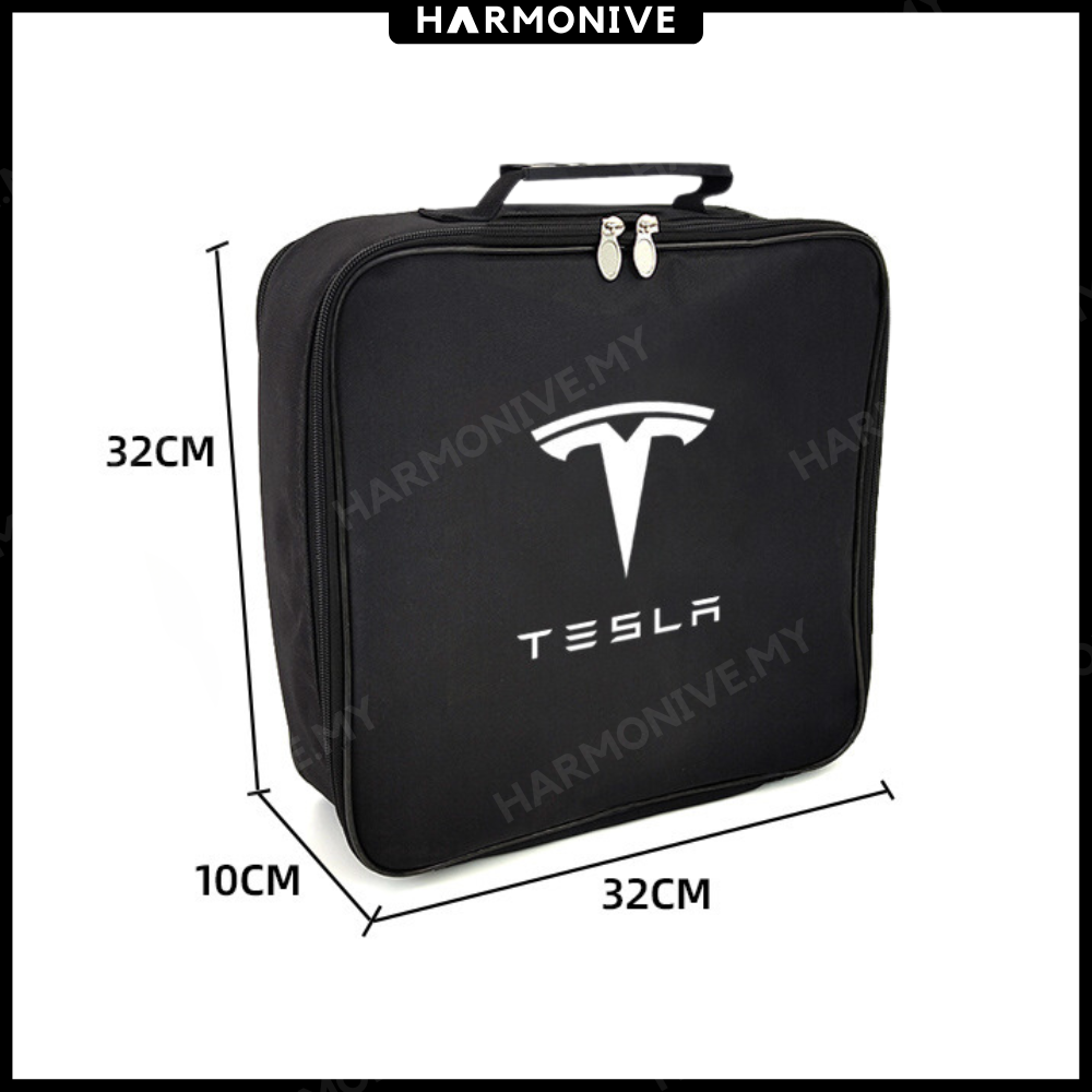 Tesla Model 3 Model Y Cybertruck Storage Bag EV Charging Cable Bag ...