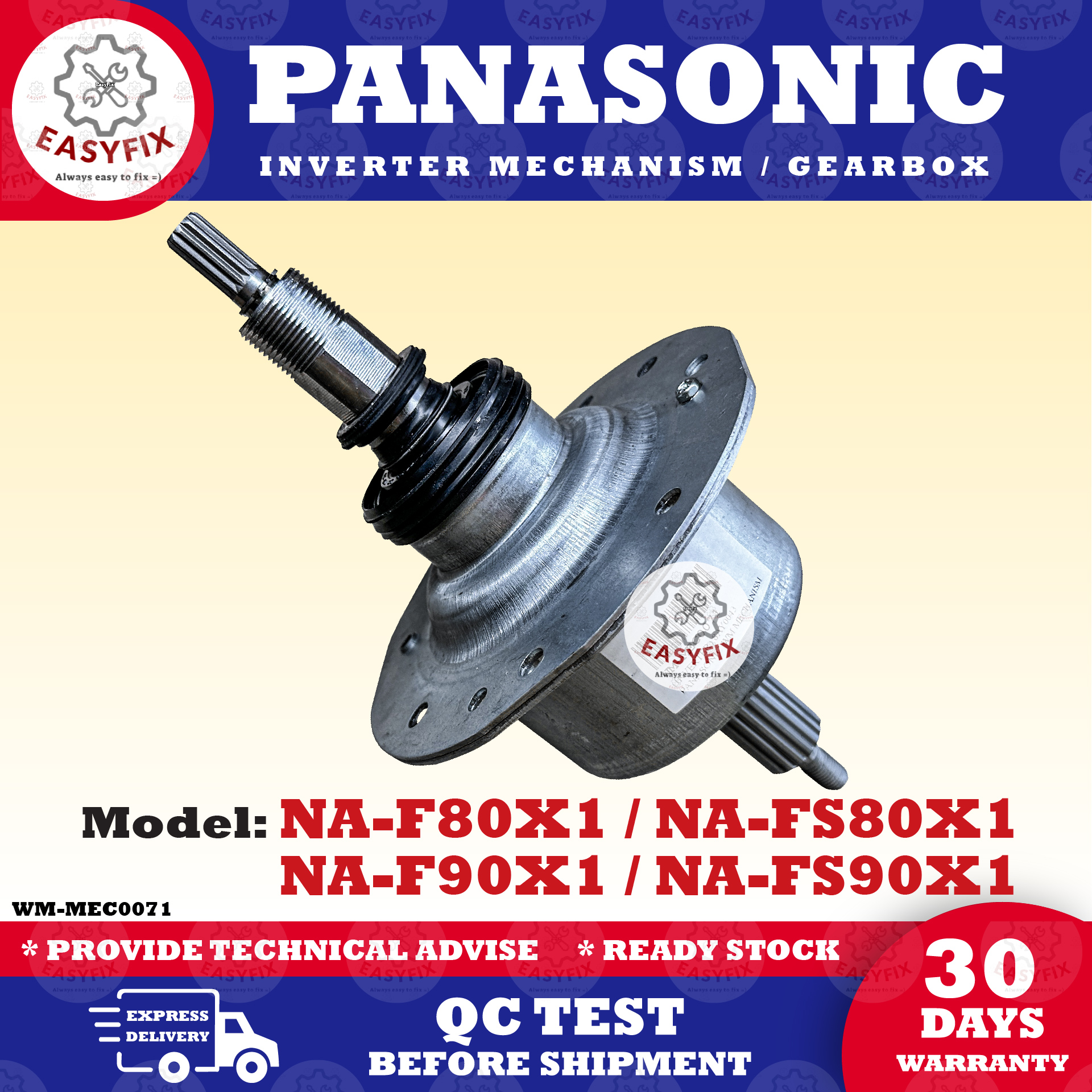NA-F80X1 / NA-F90X1 / NA-FS80X1 / NA-FS90X1 PANASONIC WASHING MACHINE ...