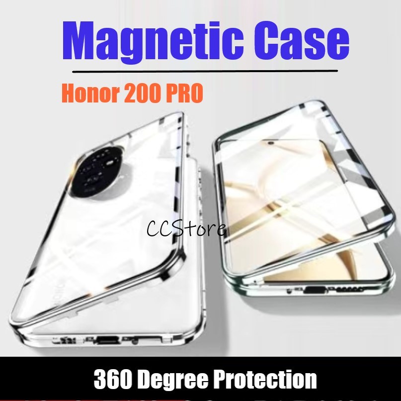 Honor 200 / Pro 5G Premium Magnetic Double Sides Tempered Glass Full ...