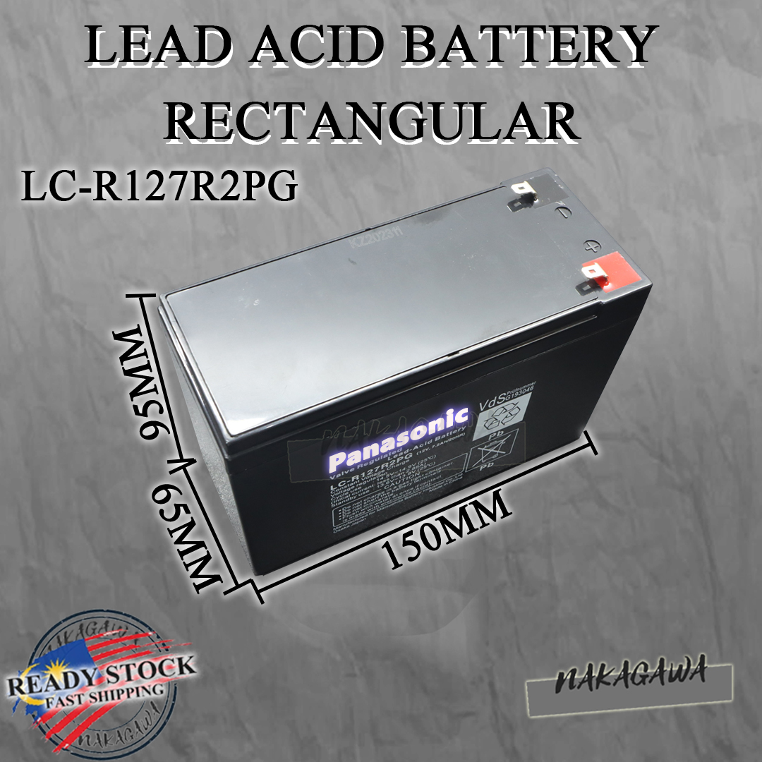 RECHARGEABLE BATTERY 12V 7.2AH / 1.3AH SEAL LEAD ACID BATTERY FOR UPS ...