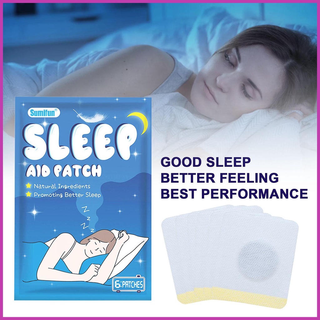 SUMIFUN Sleep Aids Sticker Herbal Sleeping Patches Body Relaxation ...
