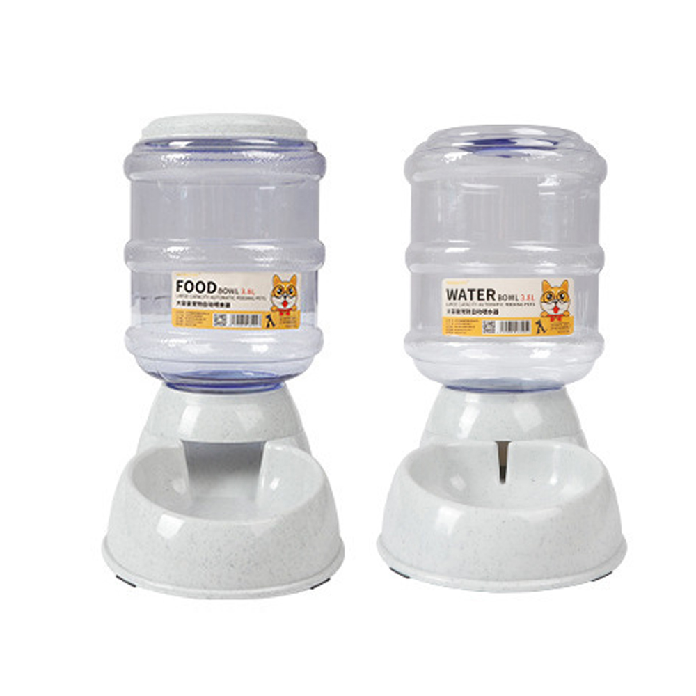 3.8L Tempat Letak Bekas Makanan Air Kucing Automatic Cat Feeder Food ...