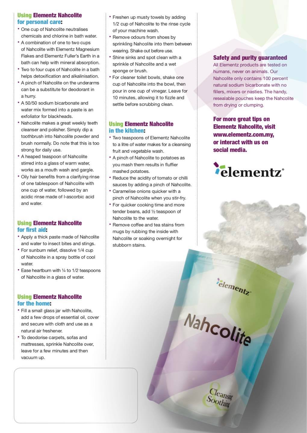 ELEMENTZ Nahcolite (SODIUM BICARBONATE) 454g | Shopee Malaysia