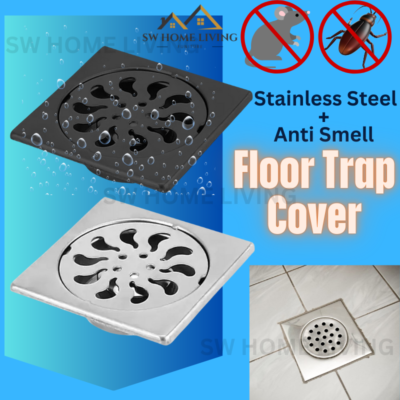 SW Quality Stainless Steel Floor Trap Cover bathroom Drain Grating with ...