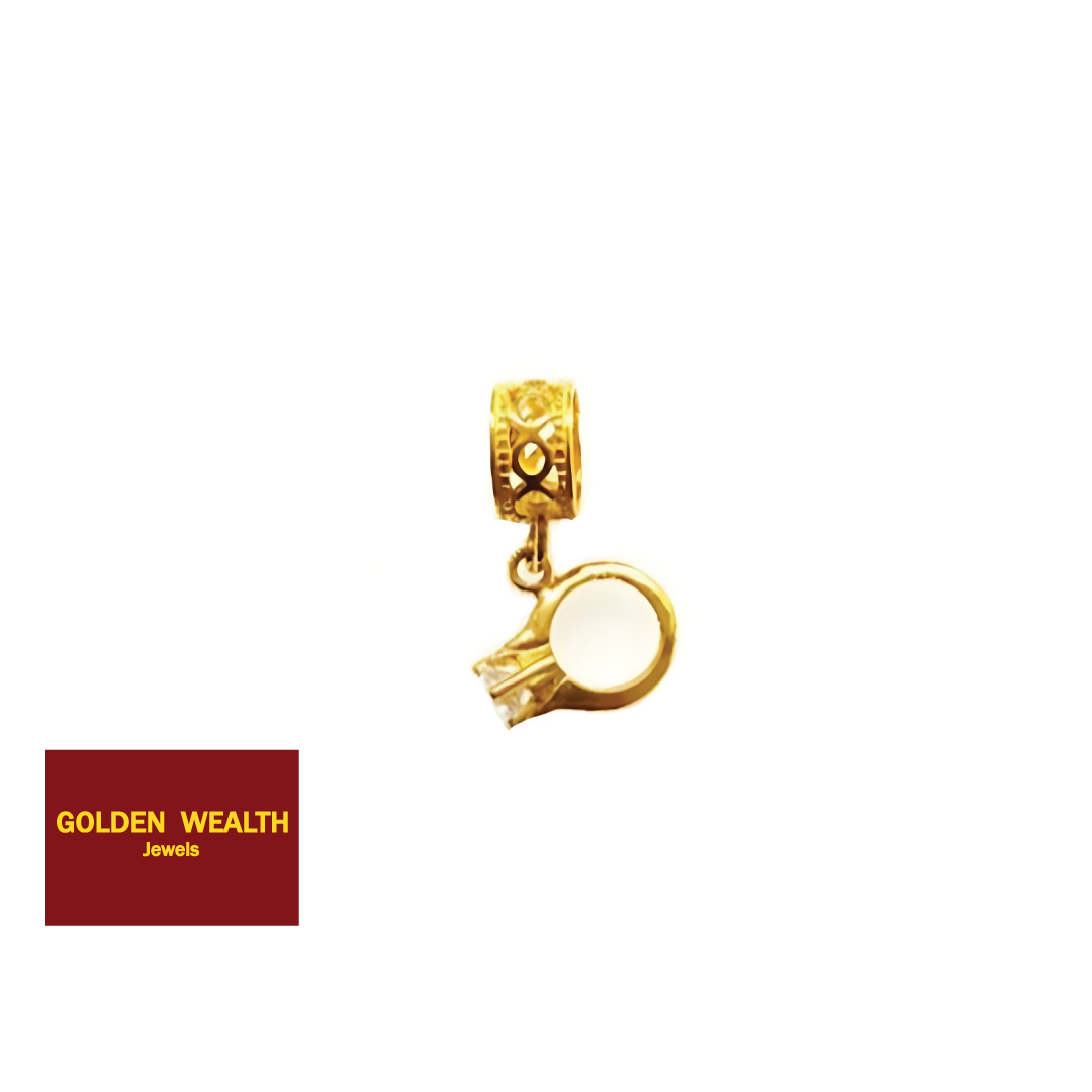 ⭐️Charm 916 Swarovski Ring 916黄金可愛潘多拉钻戒 | Shopee Malaysia