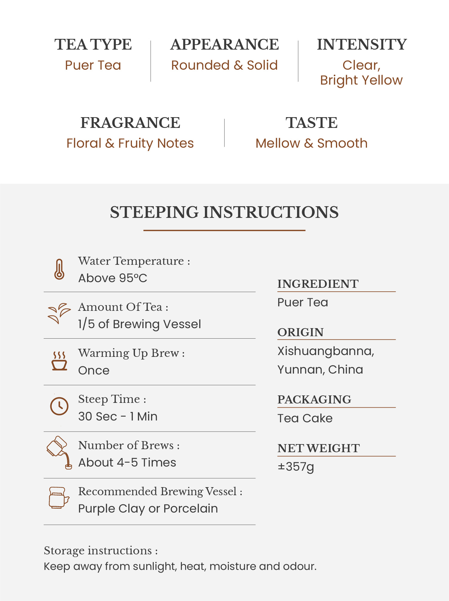 Purple Cane 7542 Green Puer Tea Year 2015 Yunnan 紫藤 7542 普洱青餅 2015年 云南 (±357g) | Shopee Malaysia