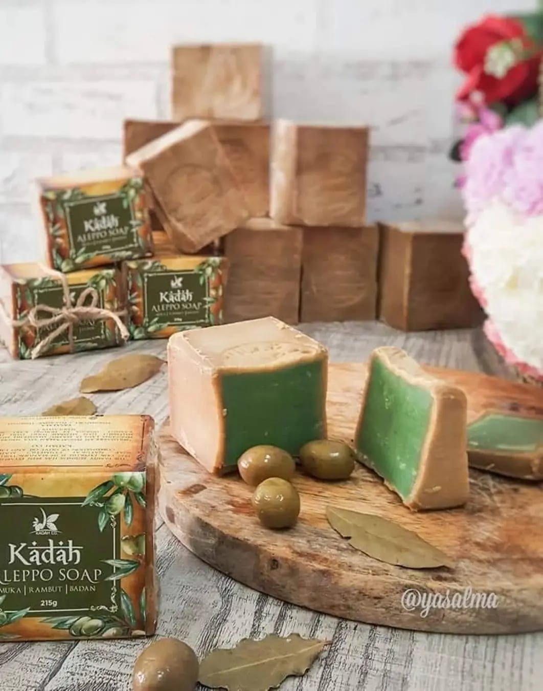 [100% ORIGINAL] KADAH YASALMA ALEPPO SOAP Sabun Minyak Zaitun Olive ...