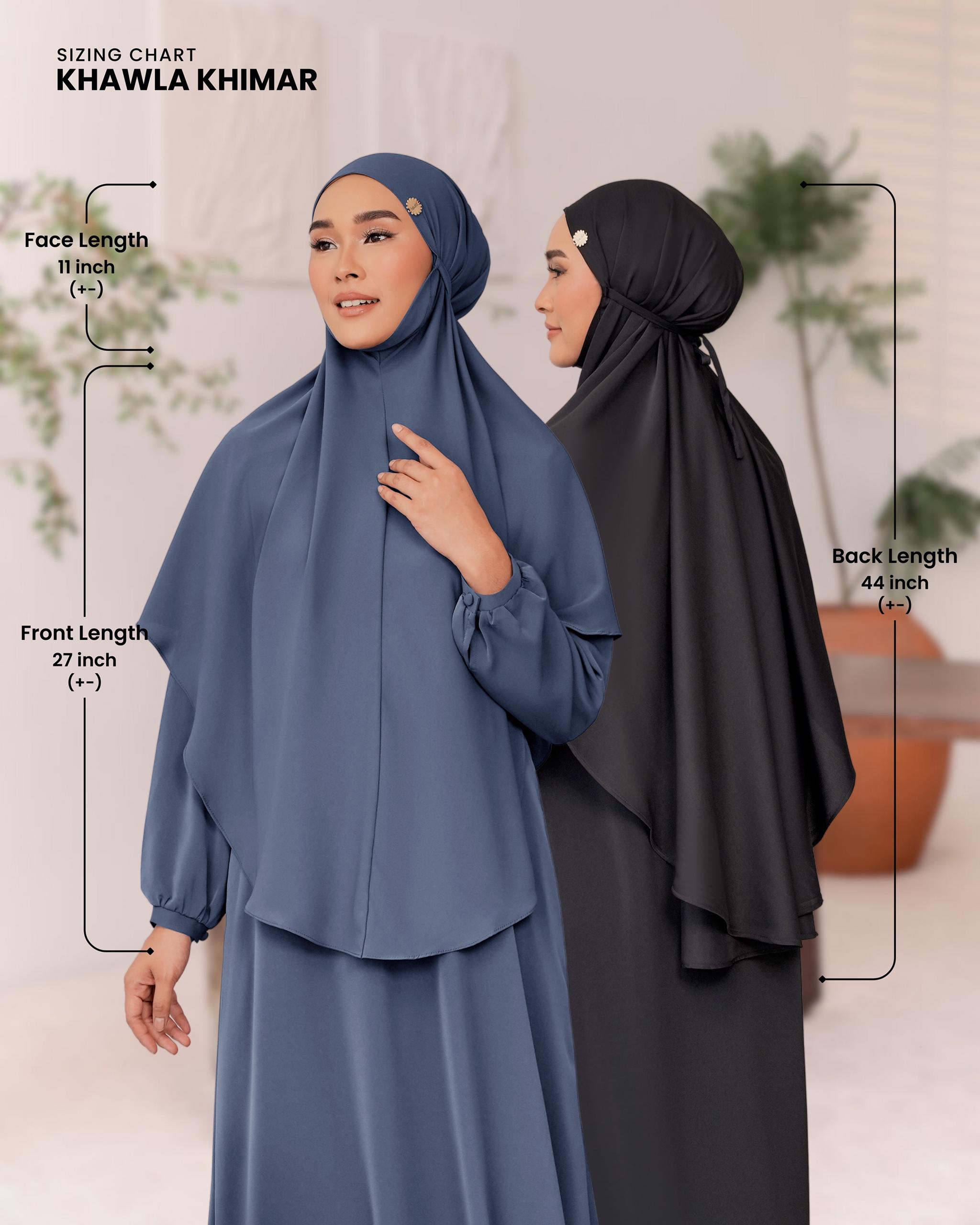 Radiusite Khawla - FLOWY KHIMAR UMRAH HAJI TIEBACK LIGHTWEIGHT EASY ...