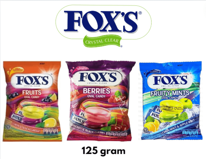 FOX's Oval Candy - Fruity Mints | Fruits | Berries | Mint Blossom 125 ...