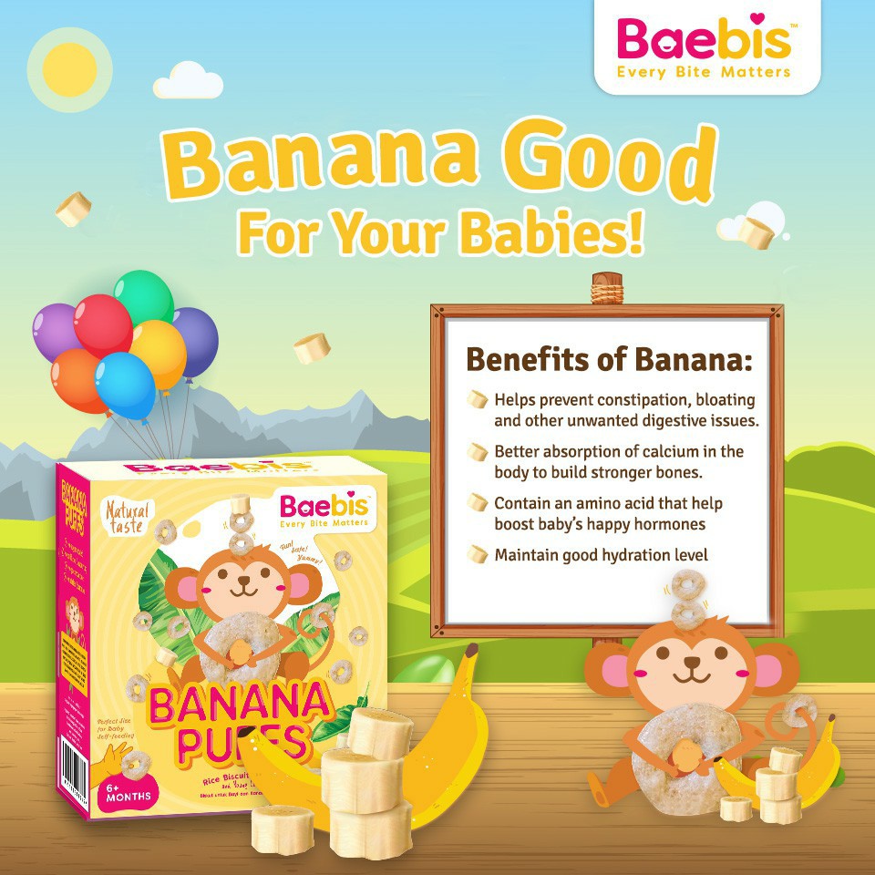 Baebis Organic Baby Rice Puffs | Rice Stick | Halal Baby Food | Dried ...