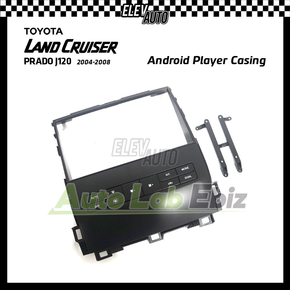 Toyota Land Cruiser Prado J120 2004-2008 9" Android Player Casing ...