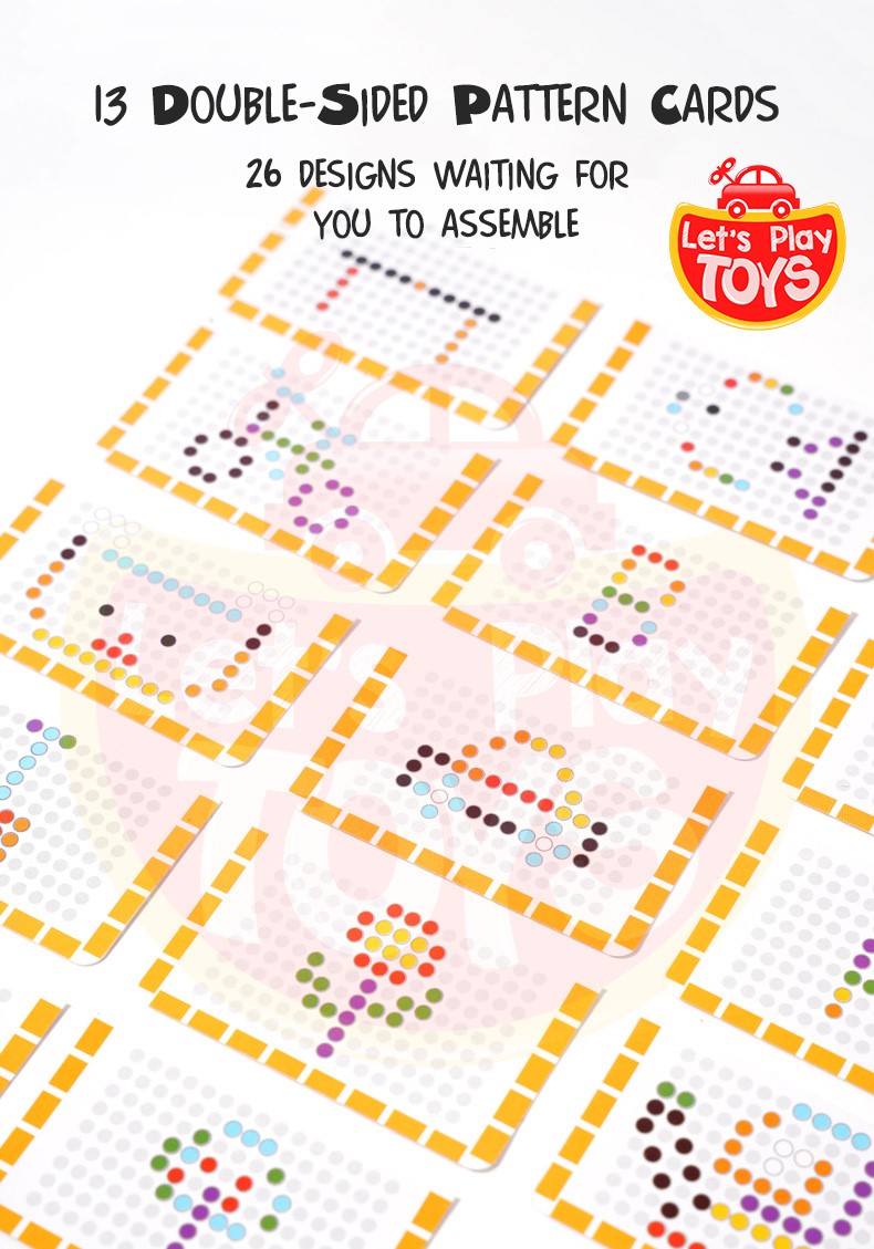 Magnetic Color & Number Bead Maze Puzzle Board Preschool Learning ...