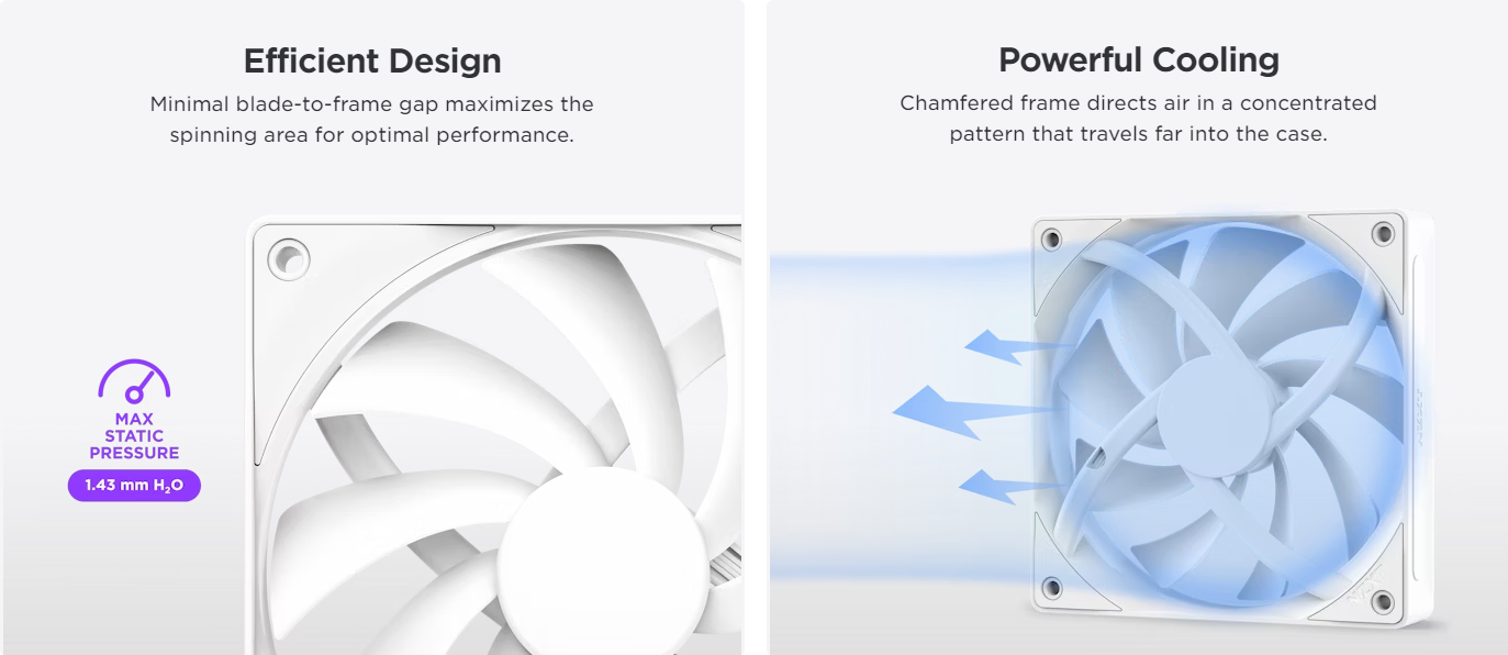 NZXT F120Q 120mm QUIET AIRFLOW PWM CASE / CASING FAN | Shopee Malaysia