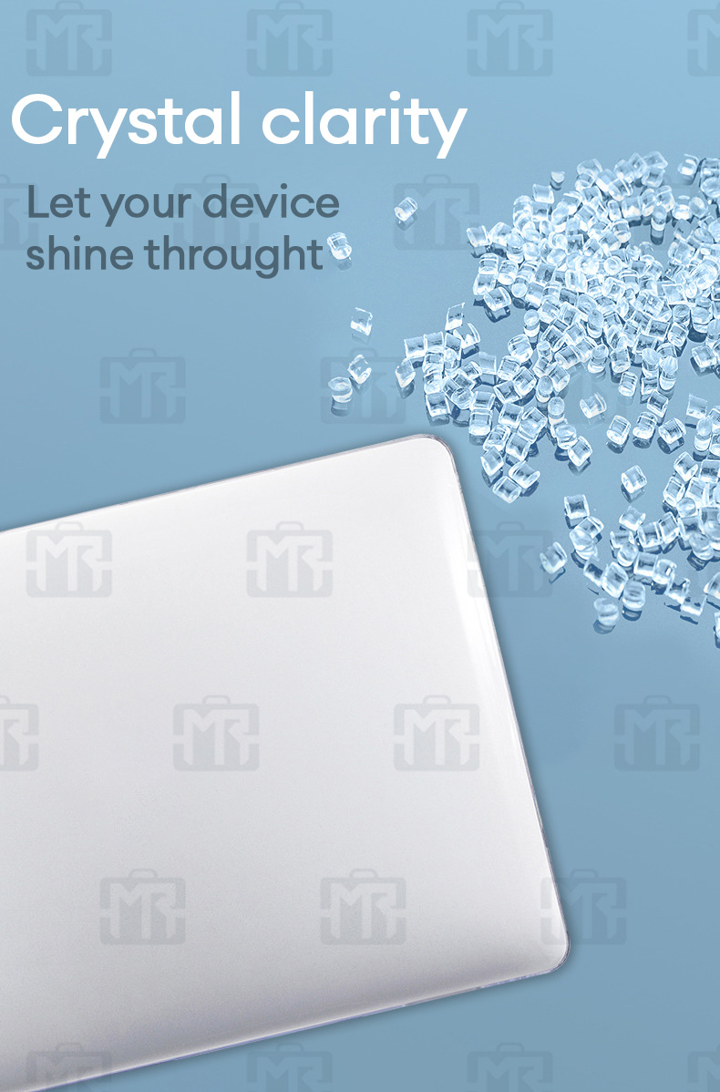 MR Clear/Black Transparent laptop Case Clear Protective Cover Cystal ...