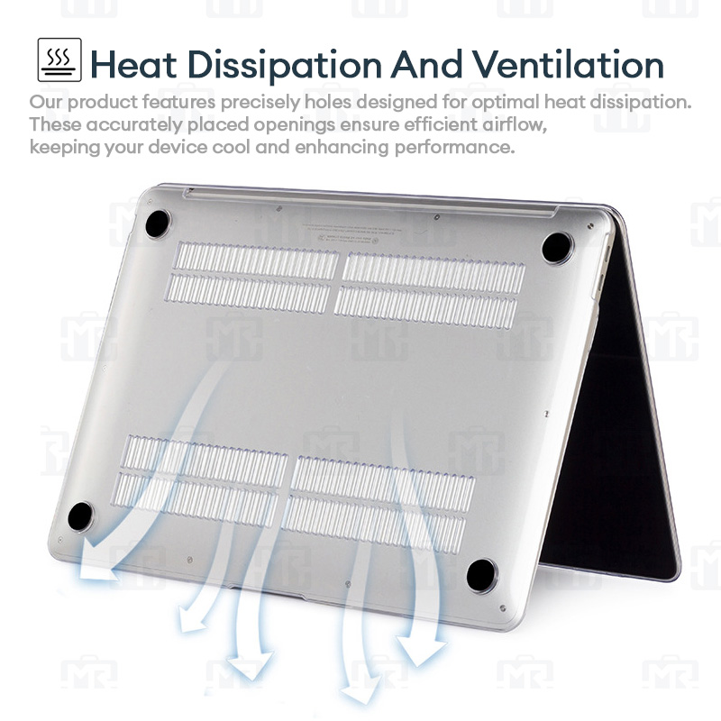 MR Clear/Black Transparent laptop Case Clear Protective Cover Cystal ...