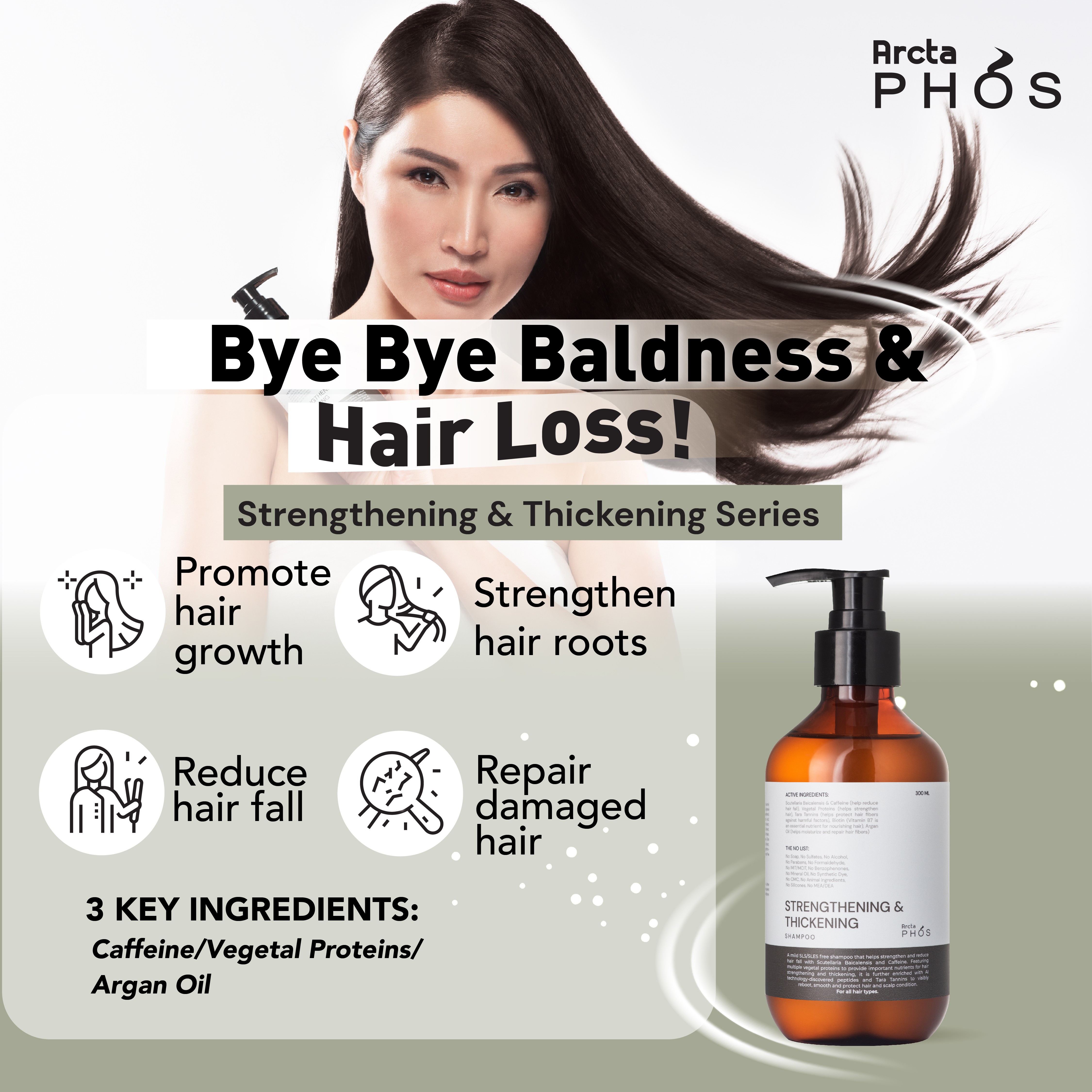 ArctaPHOS Hair Shampoo Volumizing & Softening Shampoo Strengthening ...