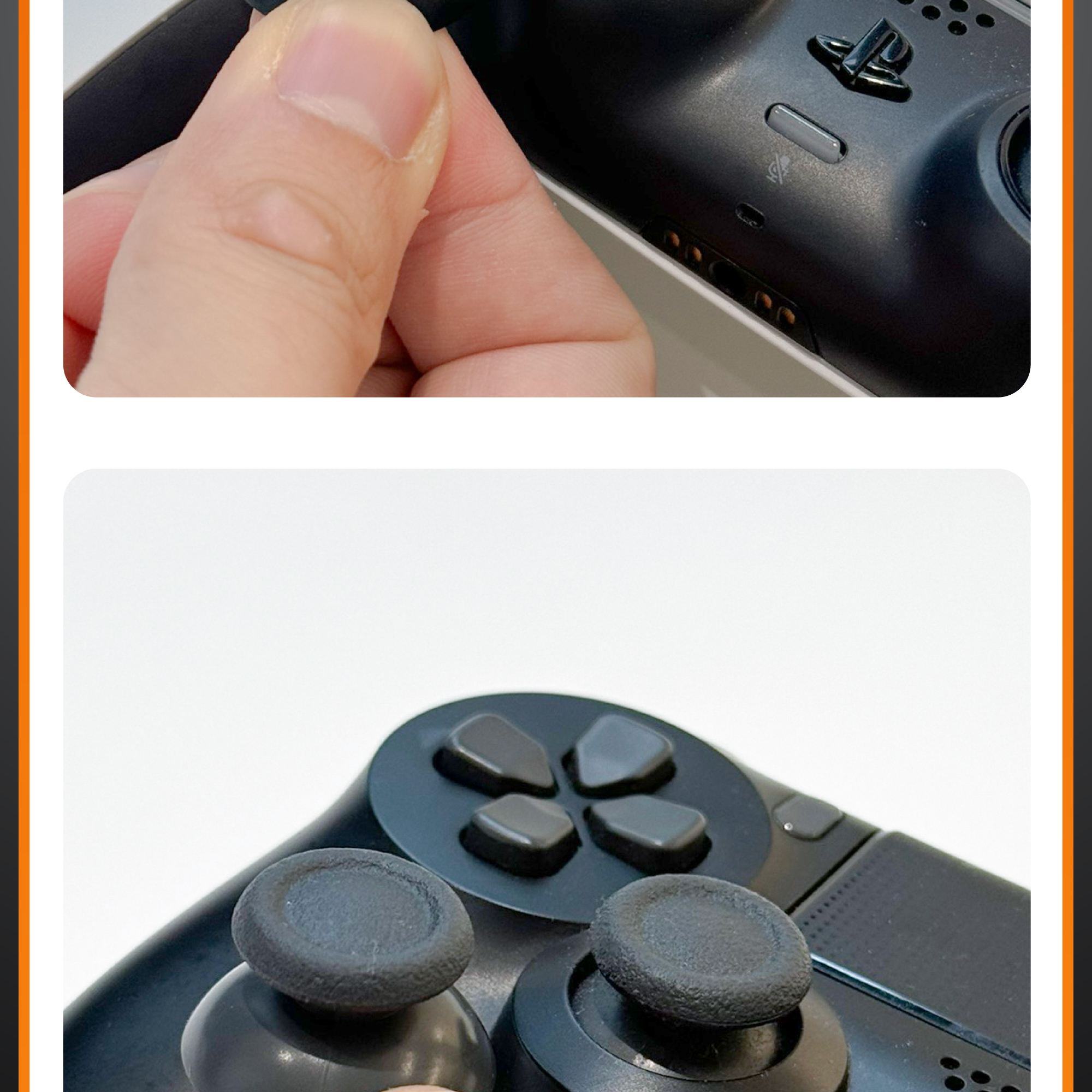 PS4 PS5 Xbox One Xbox Series S/X Controller Analog Thumbstick Joystick Replacement Repair Parts ...