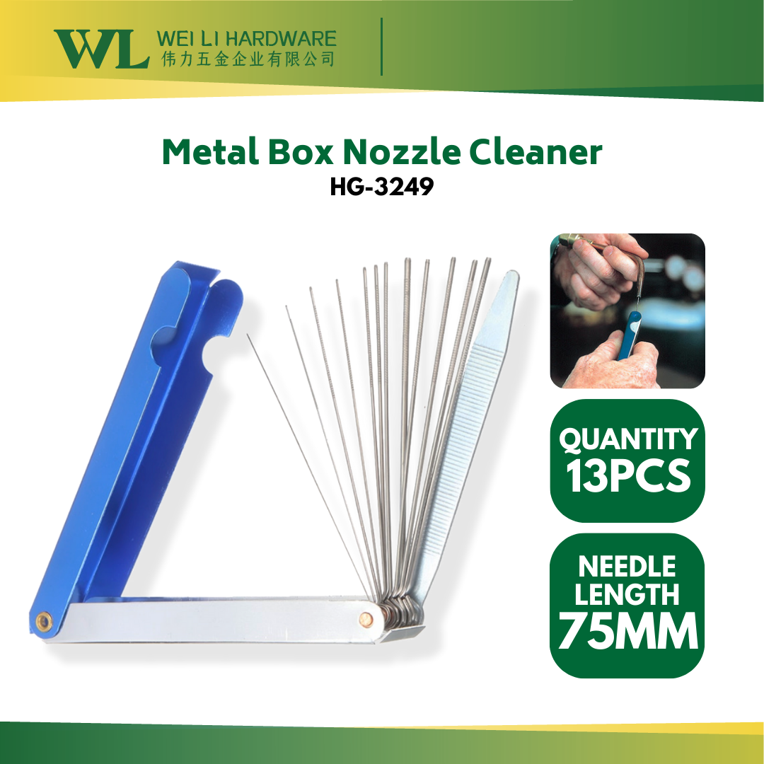 13Pcs Metal Box Nozzle Cleaner / tip cleaner / use for cleaner drill ...