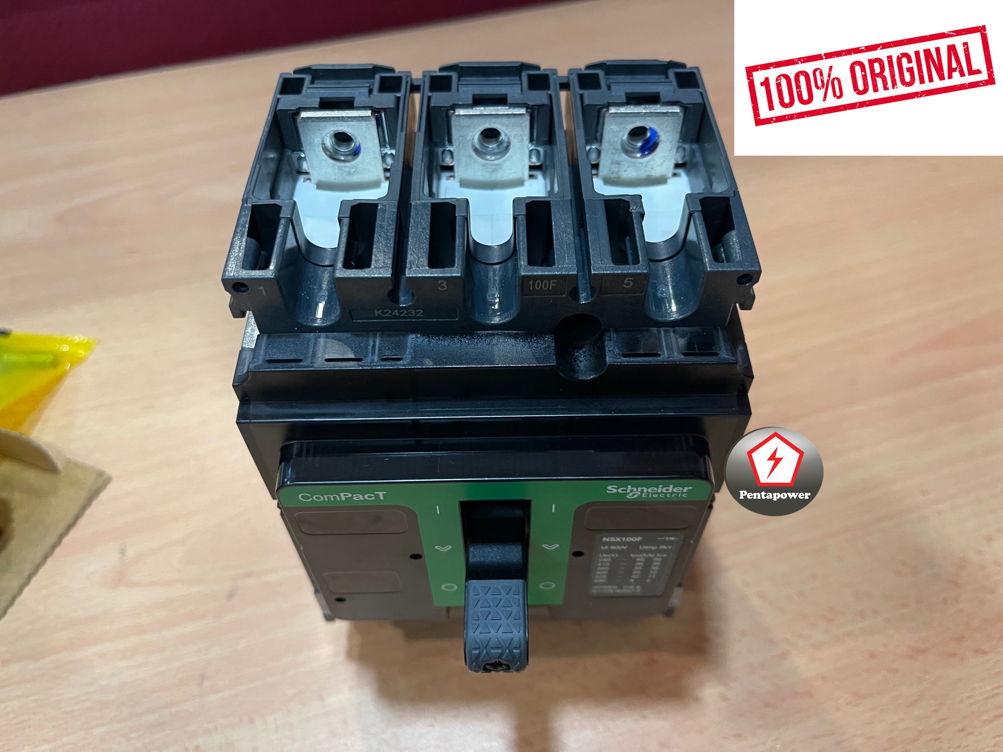SCHNEIDER C10F3TM100 MCCB Circuit breaker ComPact NSX100F, 36 kA at 415 ...