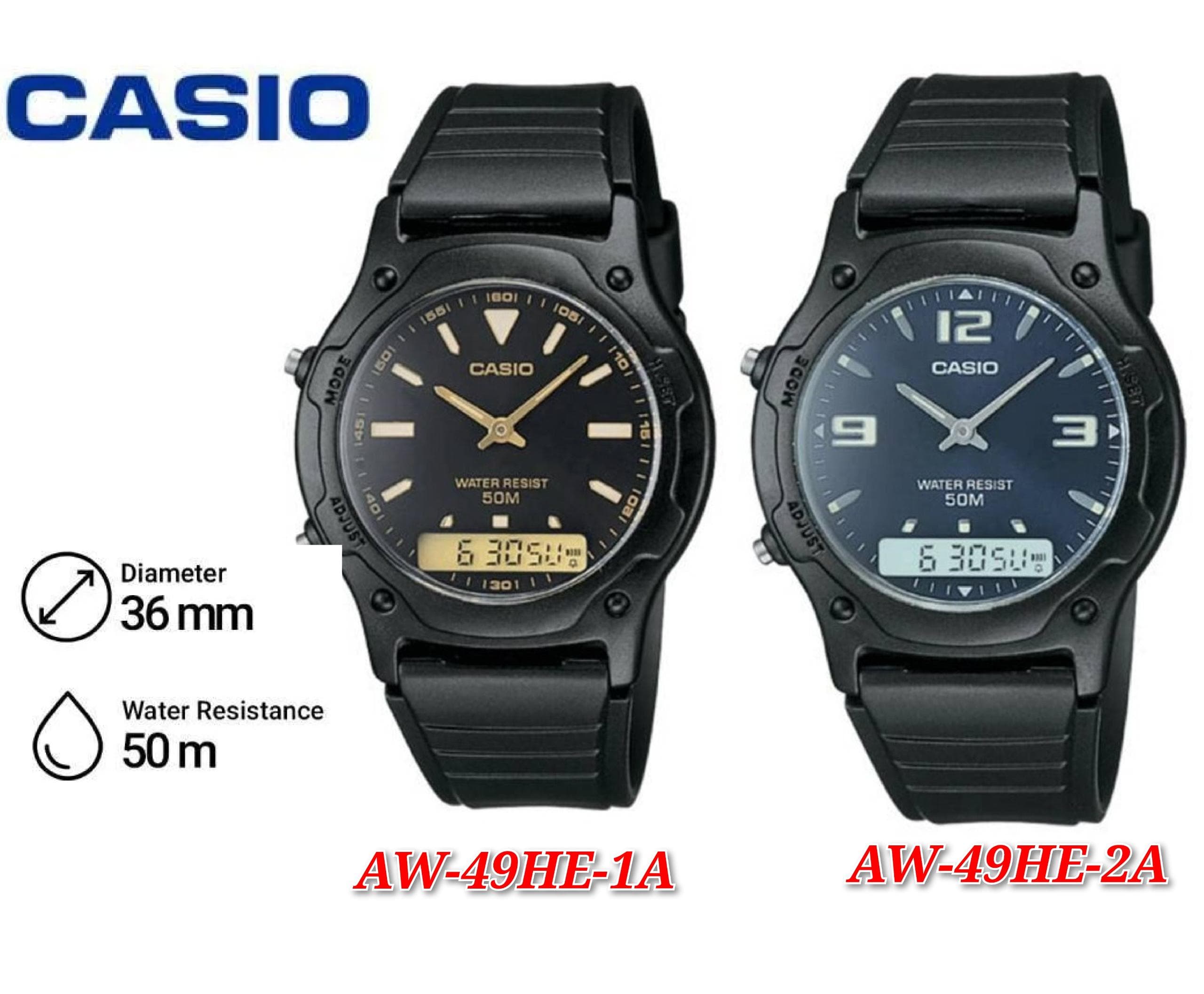 Casio AW-49HE-Series Analog-Digital Watch | Shopee Malaysia