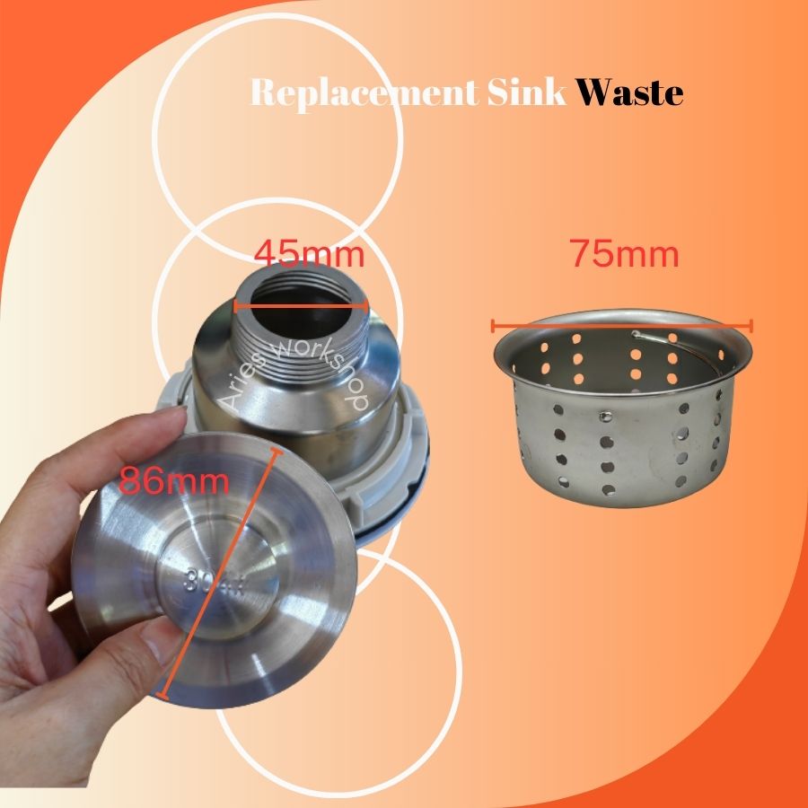 Stainless Steel sus304 Sink Waste Trap / Sink Trap / Basin Trap Kitchen ...