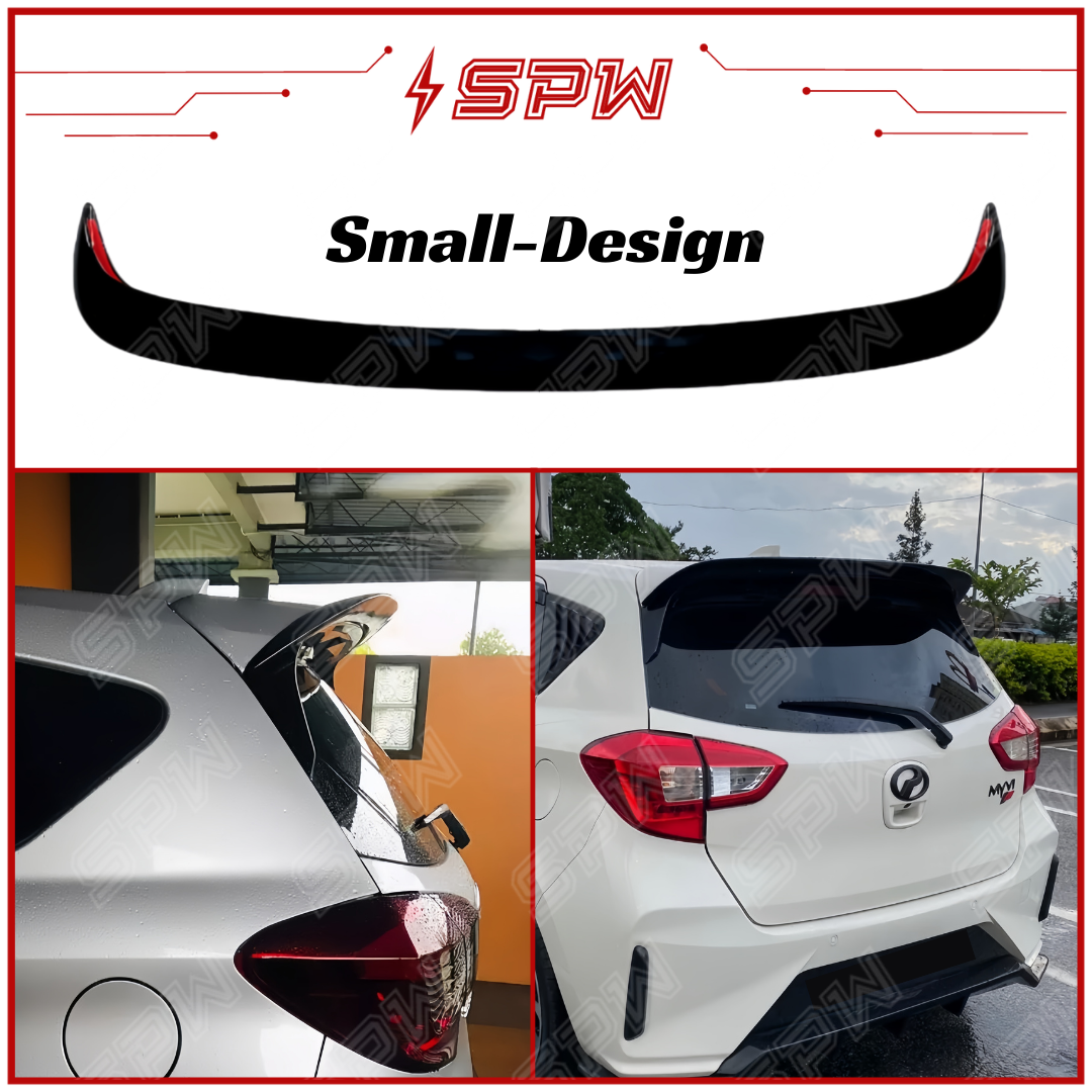 Perodua Myvi G3 (2018-2025) MG3 Ducktail Spoiler Rear Spoiler ABS Wing ...
