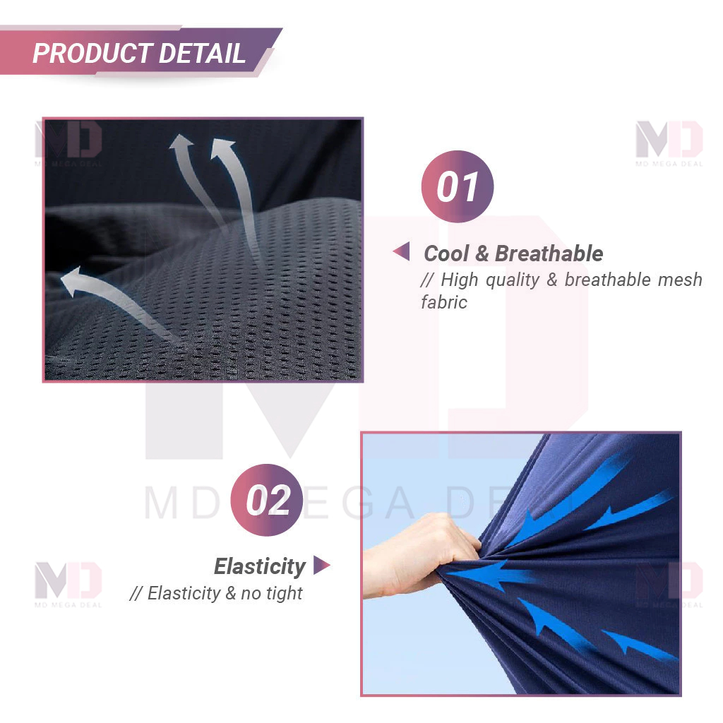 《Mega Deal》Plus Size Microfibre Eyelet Jersi Muslimah Jersey Premium ...