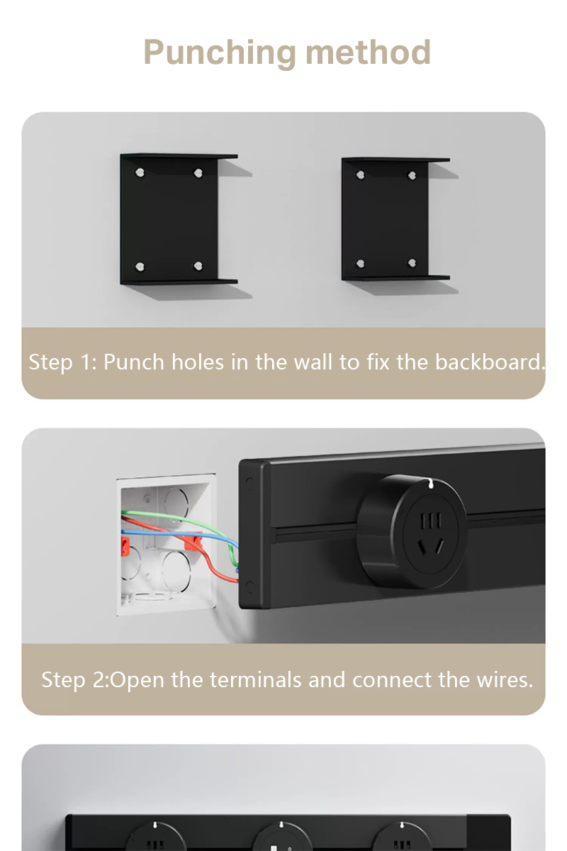 【12 Hours Shipping】 Power Track Move Socket Switch 32A Touch Track ...