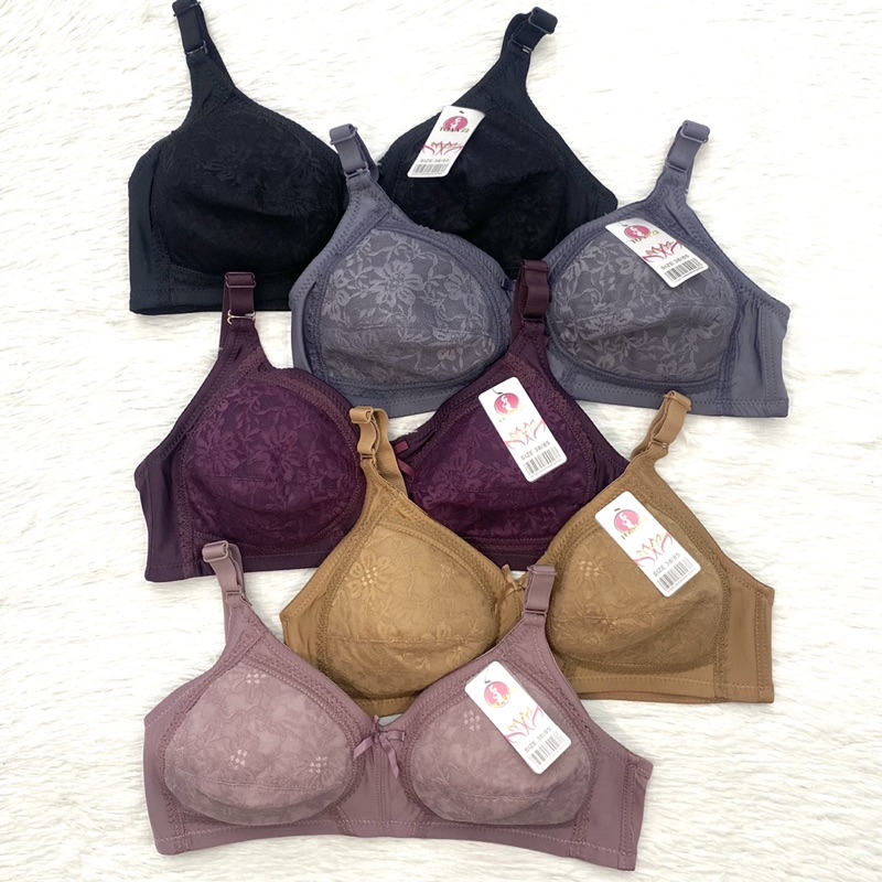 [READY STOCK] NON-WIRED 36-54 GOOD QUALITY FULL CUP BRA/ BAJU DALAM 36 ...