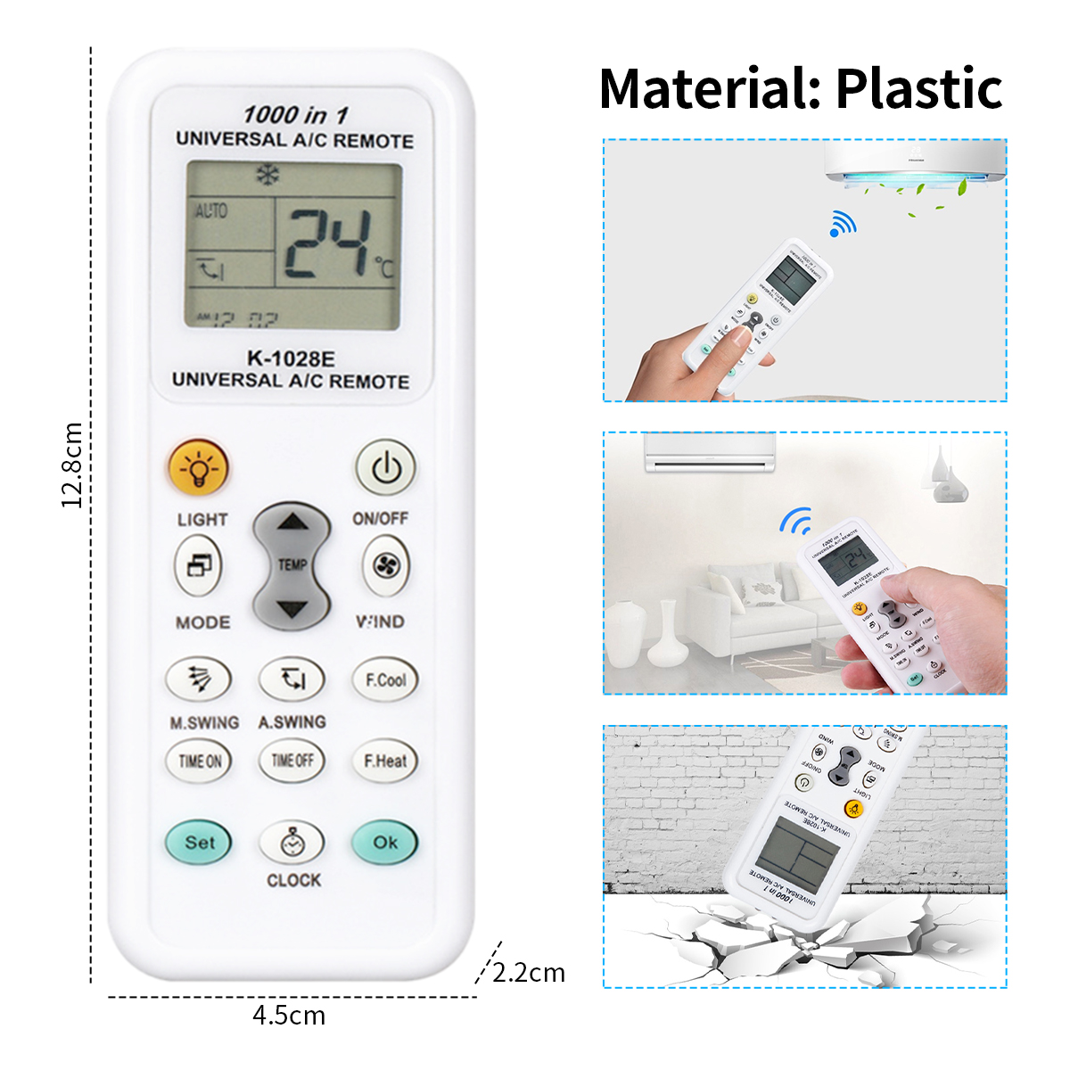 🔥New Universal Aircond Remote Control 1000 In 1 All Brand Model ...
