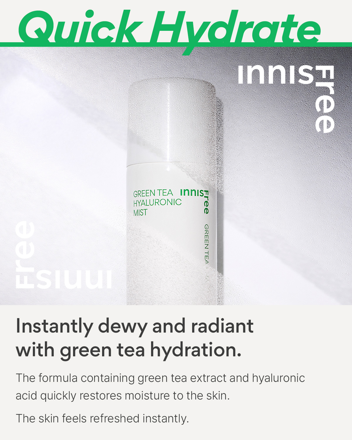 [1-16 FEB | GET 15% OFF] INNISFREE Green Tea Hyaluronic Mist 150ml ...
