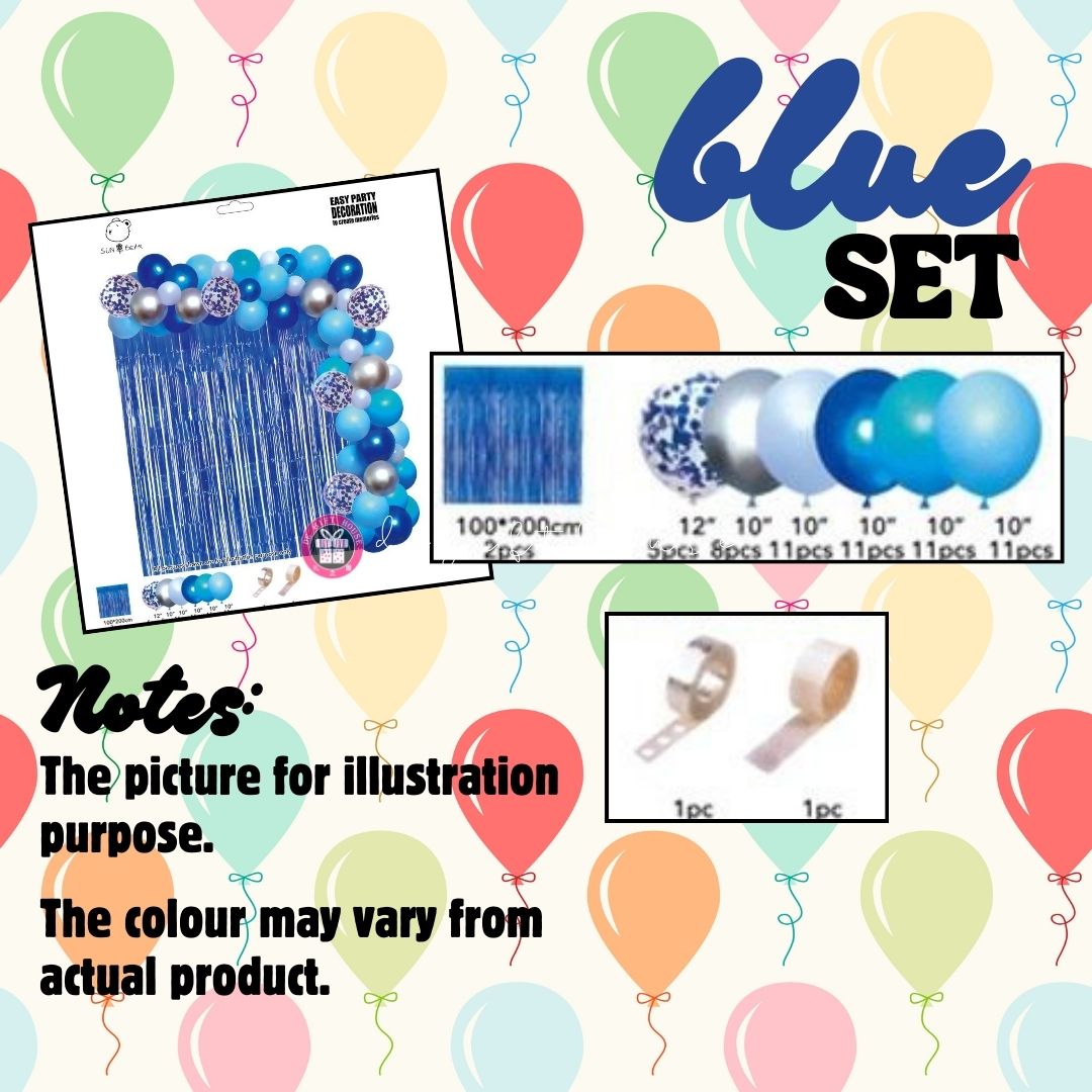 Birthday Decoration Set Balloon Garland Arch Stand Belon Birthday Girl ...