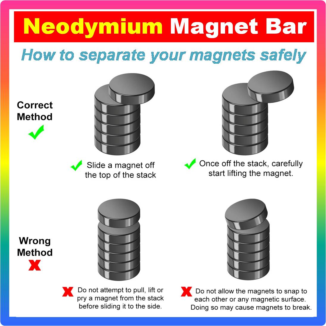 1pcs | Neodymium Magnetic Ring | Strong Round Magnet with Hole | Magnet ...