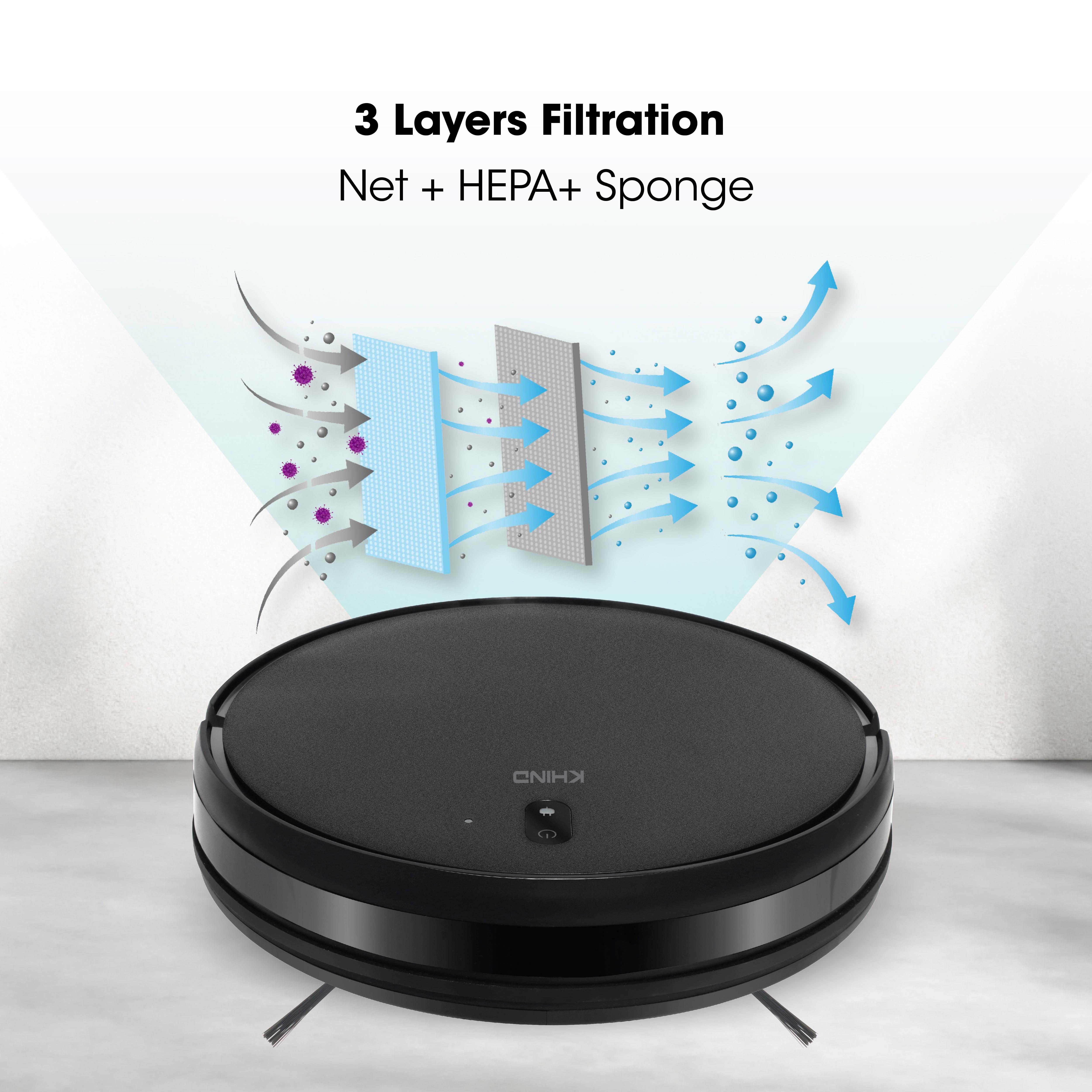 [Online Exclusive] KHIND Robotic Vacuum | Vakum RobotikVC9K20 | Shopee ...