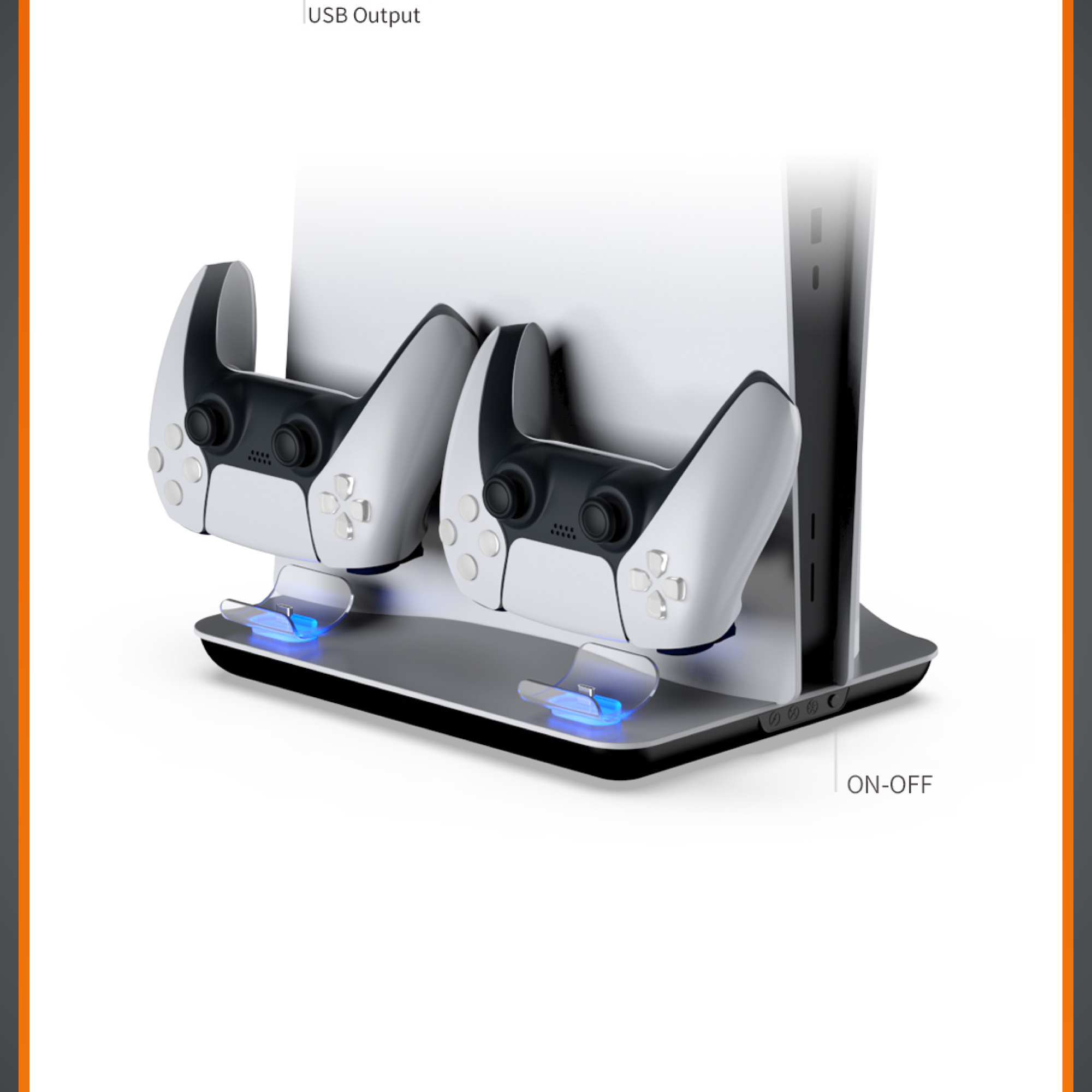DOBE PS5 FAT Multifunction Cooling Stand PS5 Cooling fan PS5 Controller ...