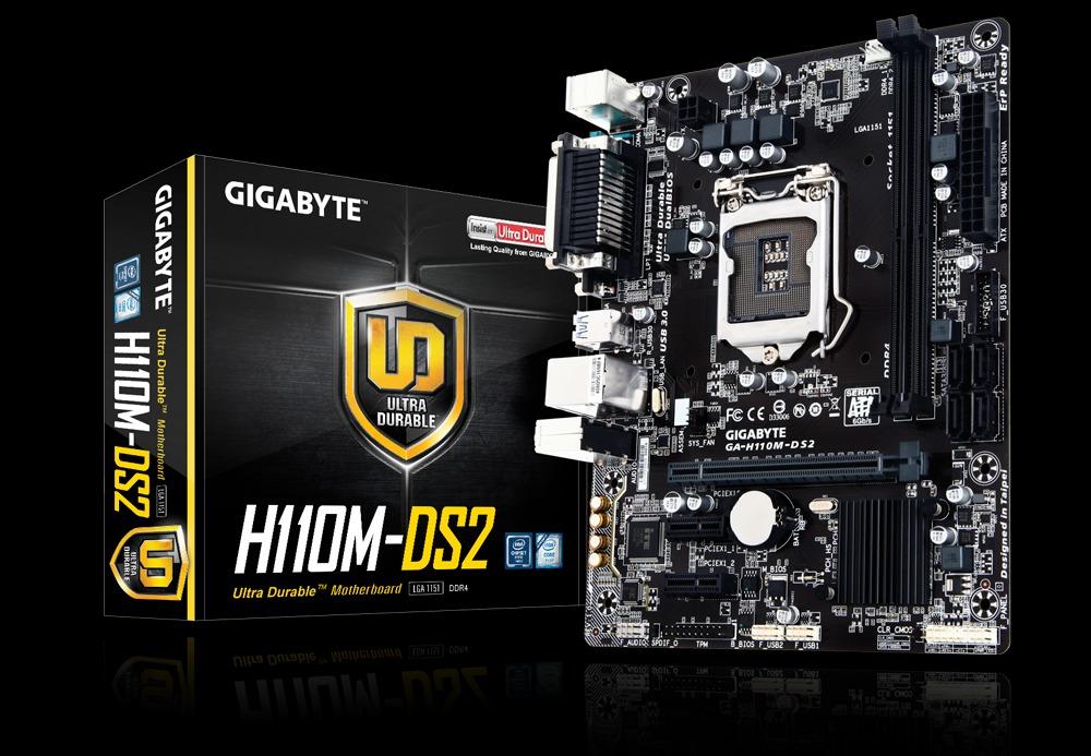 Gigabyte H110M-DS2 LGA 1151 DDR4 M-ATX Motherboard | Shopee Malaysia