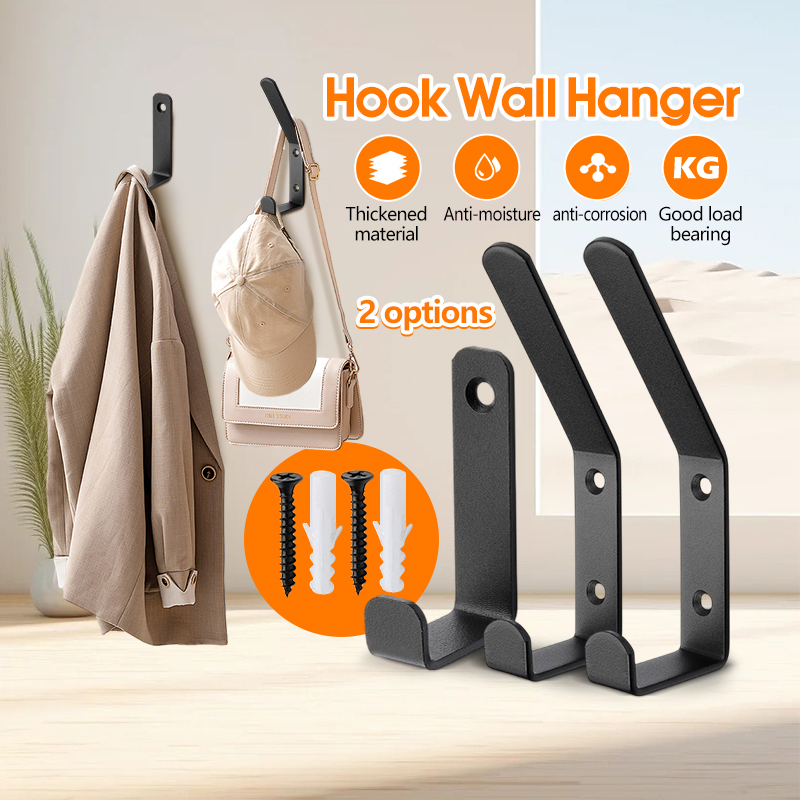 👚New Clothes Wall Mount Hook Storage Hook Metal Wall Door Mount Holder ...