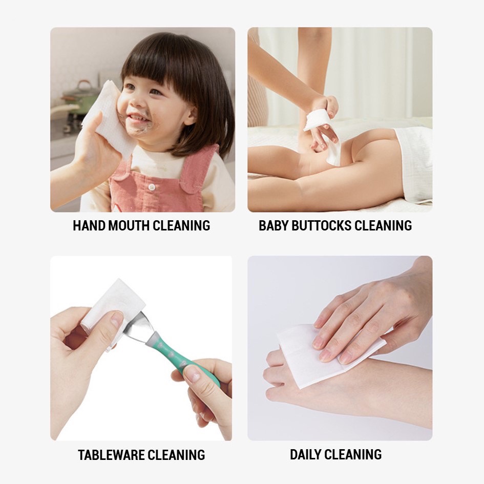 NON ALCOHOL BABY WIPES / BABY WET TISSUE ANTI BACTERIAL ALCOHOL FREE ...