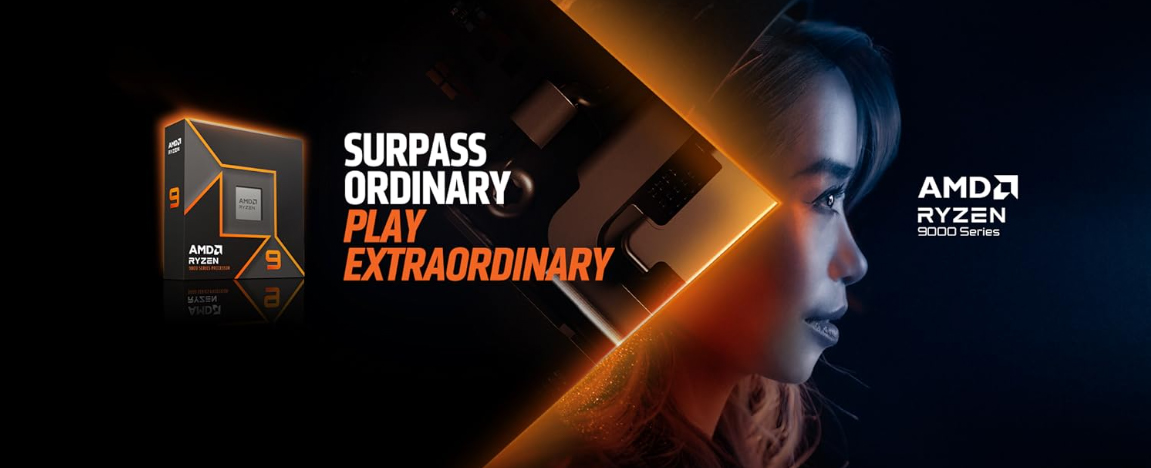 AMD Ryzen™ 9000 Series AM5 Processor (9700X/9600X/9900x/9950X/9800X3D ...