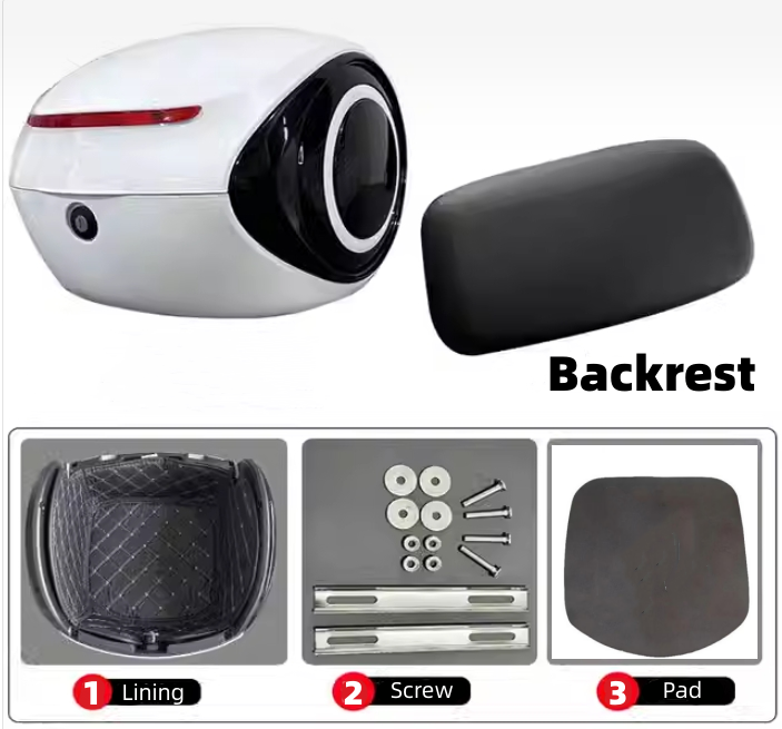 Box Siput Motor 30L Box Motor Alien Tail Box Top Box Double-Layer Box ...