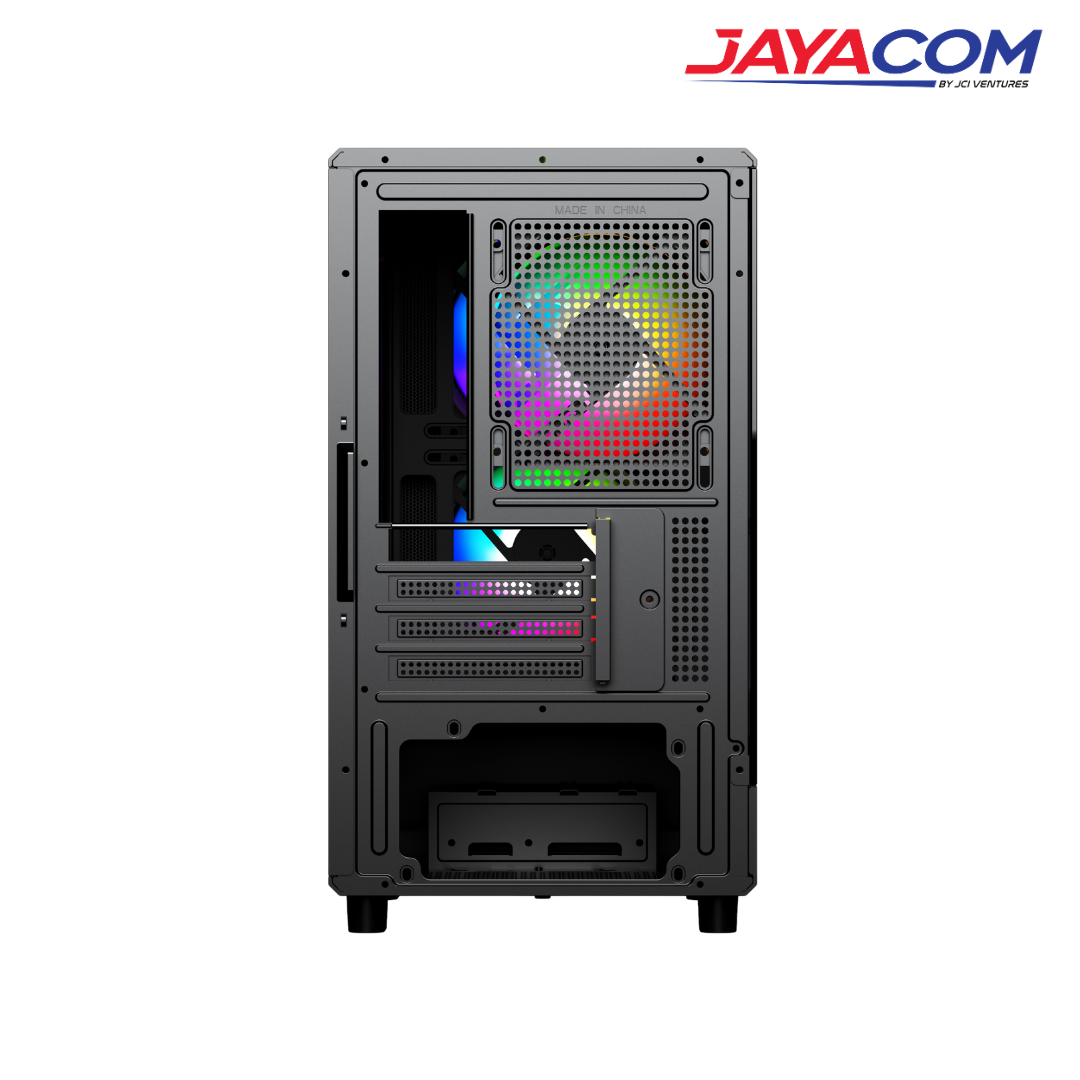 Invasion M-ATX M-1000 Casing Chassis – Black (Free 3x ARGB Fan ...